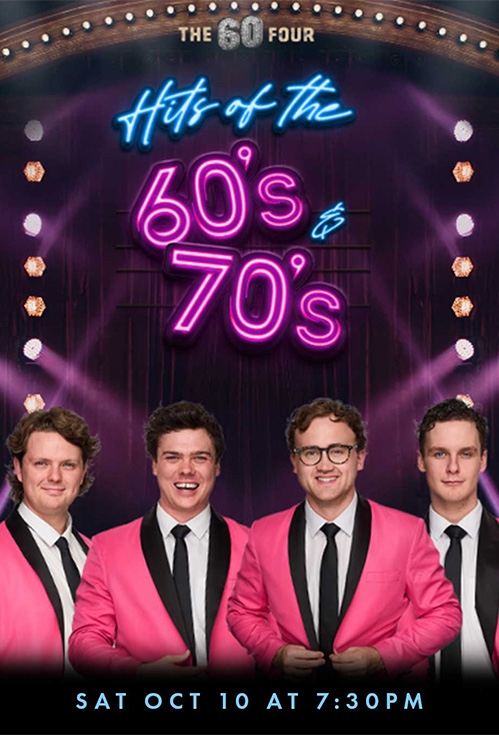 Movie poster for The 60 Four - Hits of the 60s and 70s